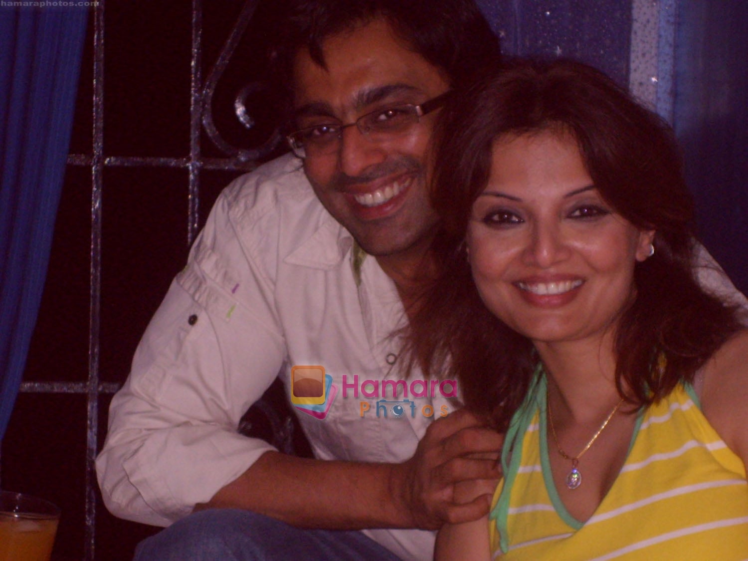 Dipsshikha and Anuj Sexana at Deepshikha's Pyjama Party at her residence on 18th November 2008 ...